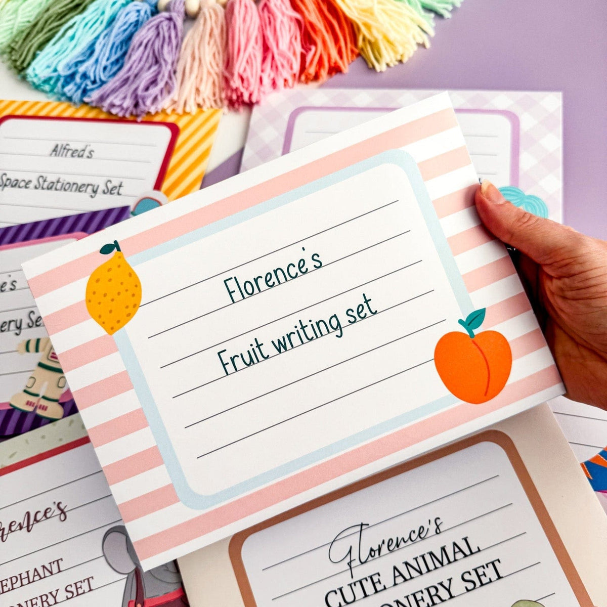 Fun Fruit Writing Set for Kids | Cute Stationery for Little Writers ...