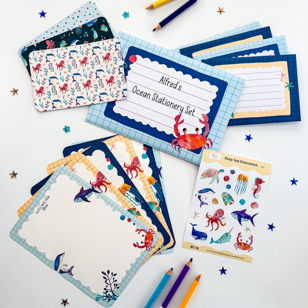 Children's Writing Sets – Dolly and Fred Designs