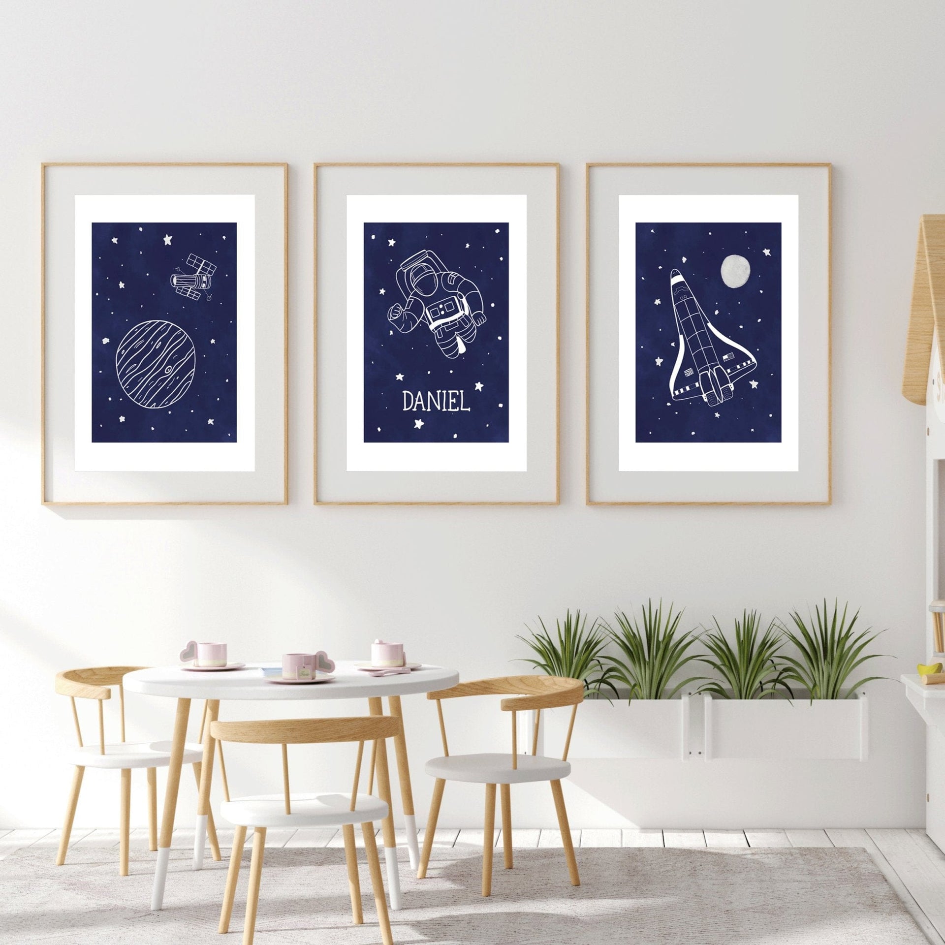 Space Themed Print Set – Dolly and Fred Designs